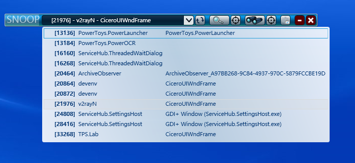 WPF调试工具Snoop的用法